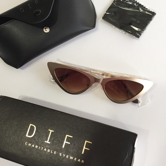 Diff Eyewear | Accessories | Diff Eyewear Gold Rae Sunglasses | Poshmark